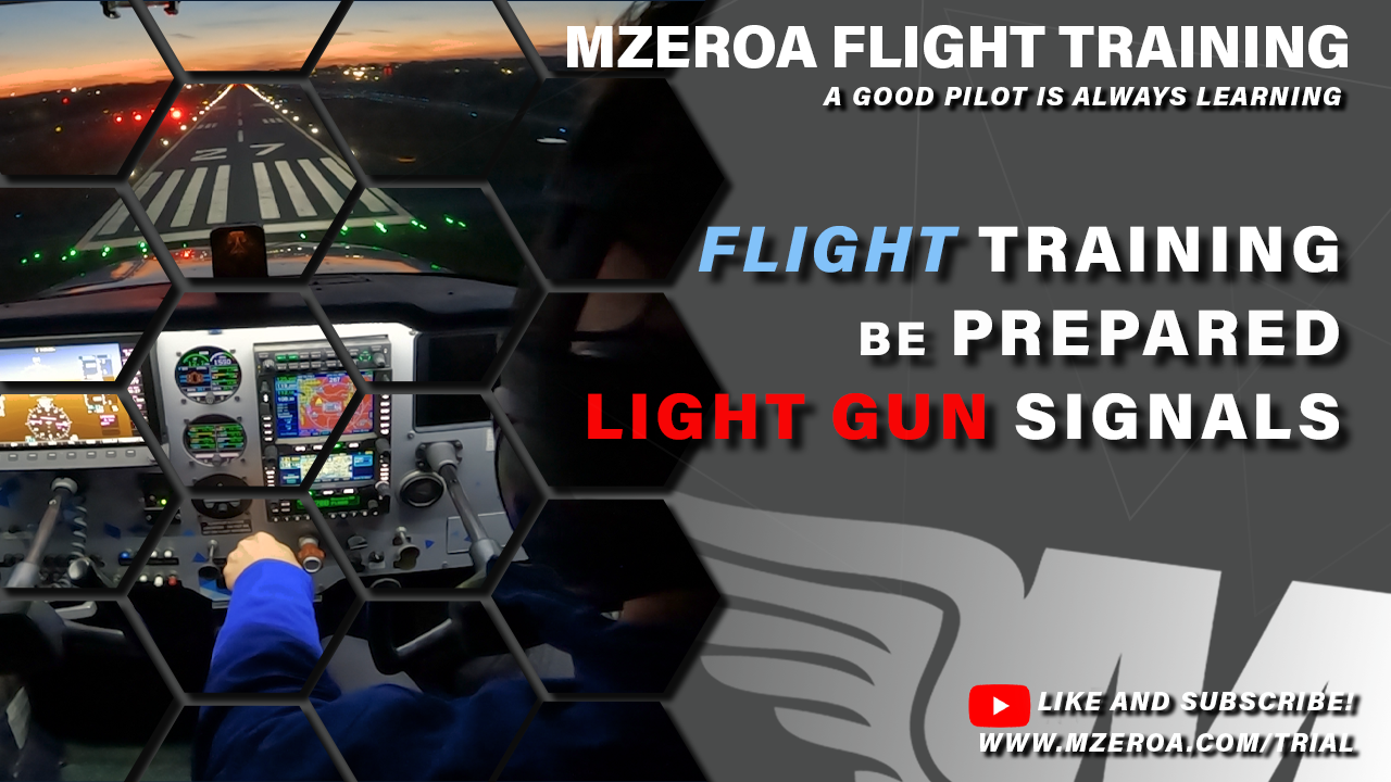 Light Gun Signals in Flight Training